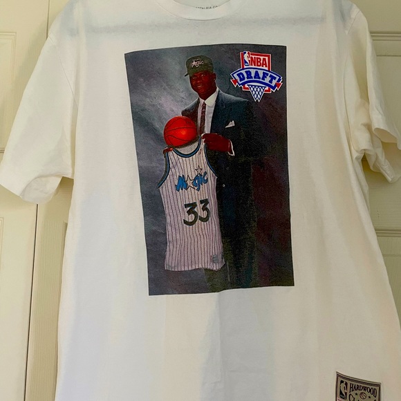Mitchell & Ness | Shirts | Shaq Draft Day 992 Tshirt | Poshmark
